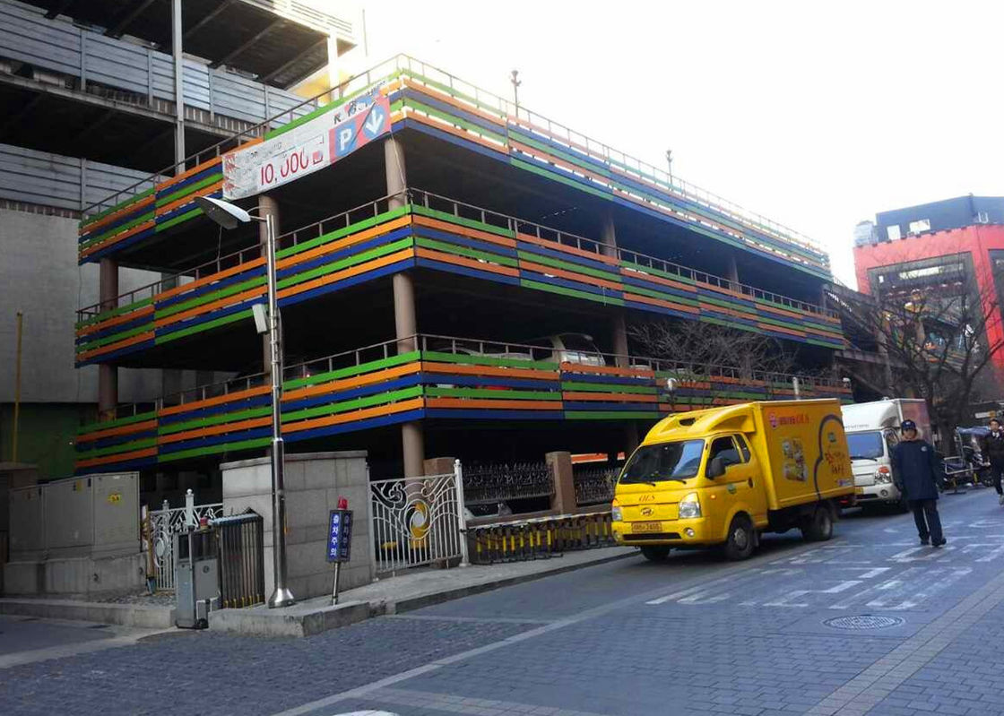 Car Parking Steel Structure Buildings / Multi Floors Steel Frame ...