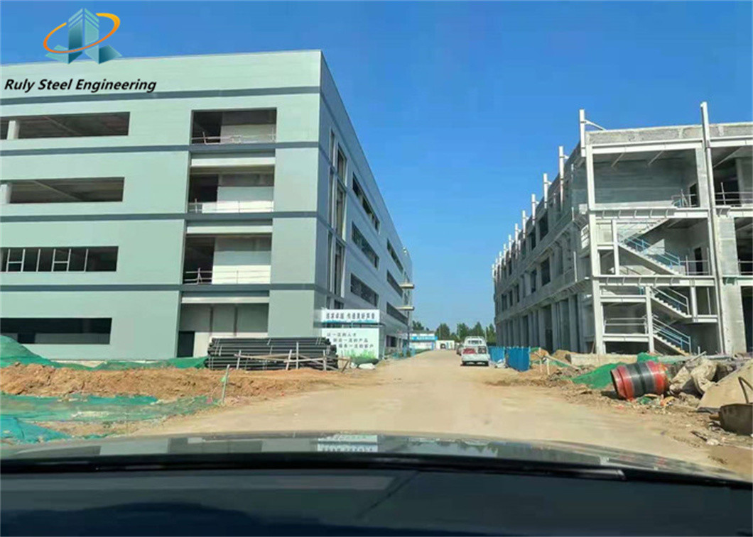 Prefab Multi-Story Steel Hotel Structure Q235B Q355B