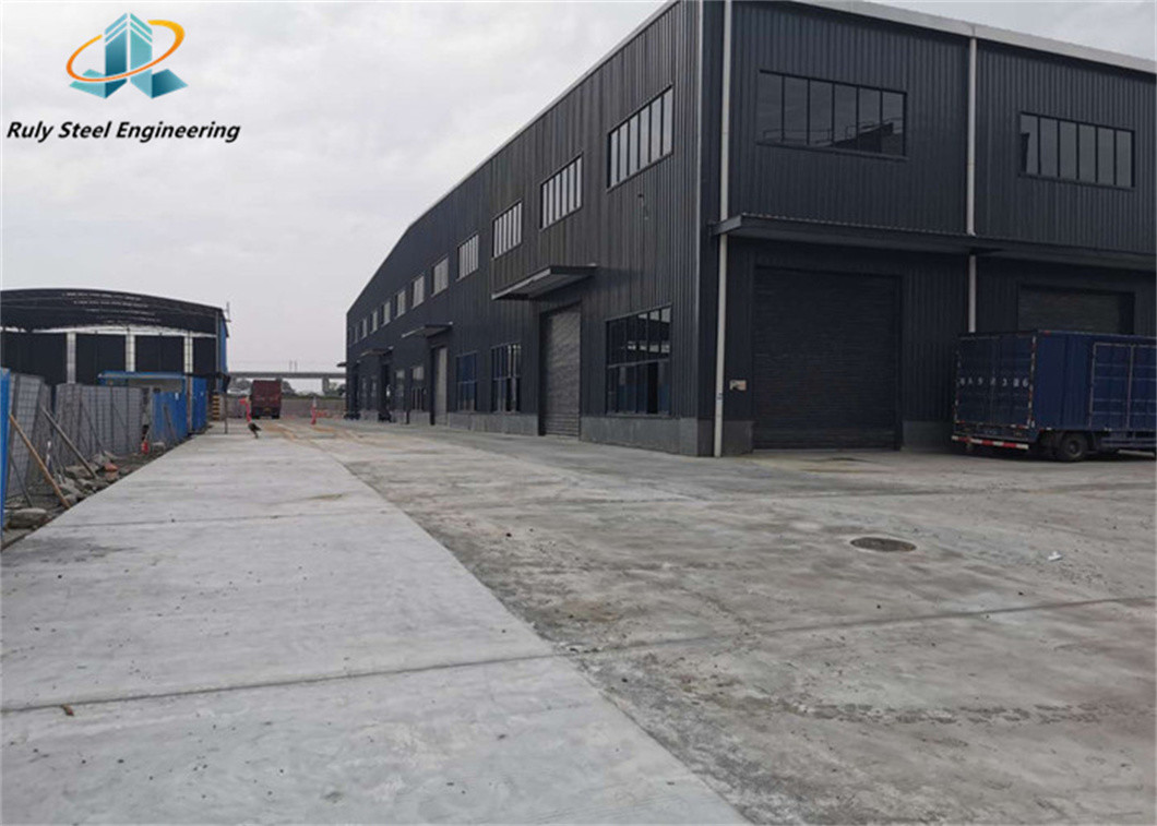 Prefab Steel Structure Warehouse Workshop with H-Section Beams