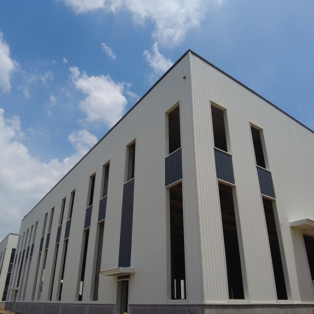 Arch Roof Steel Warehouse Buildings - Large Span Framing