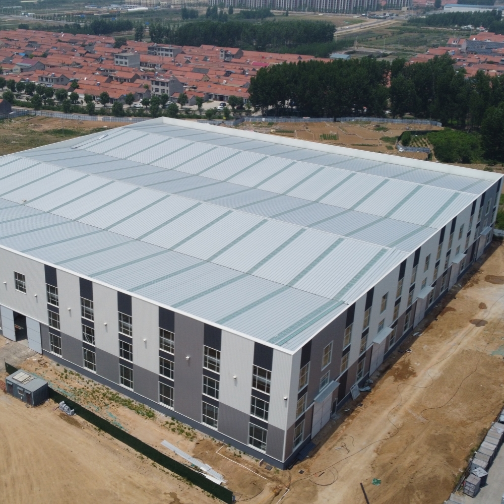 Prefab Industrial Steel Buildings for Large Span Workshops