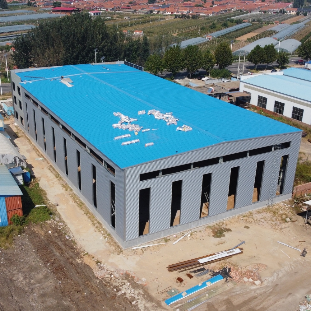 Prefabricated Steel Structure Warehouse Workshop with H-Section Beams
