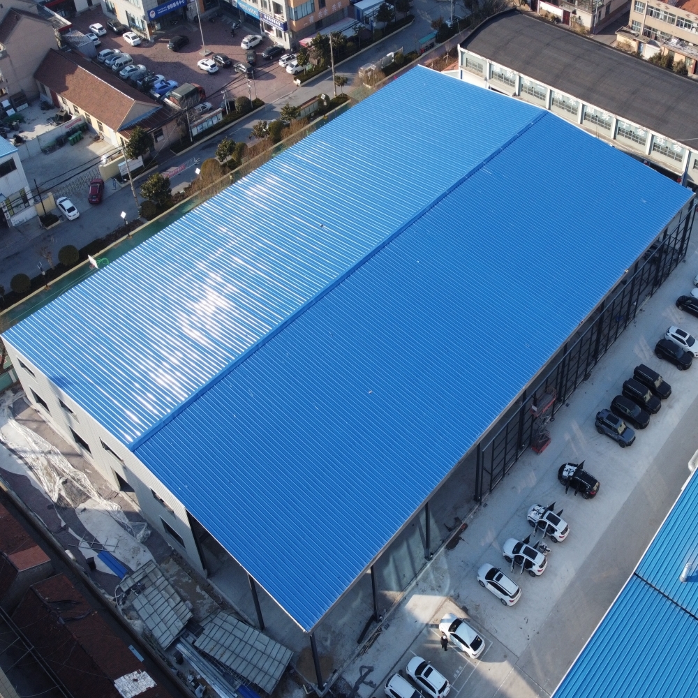 Steel Structure Car Showroom with Maintenance Shop
