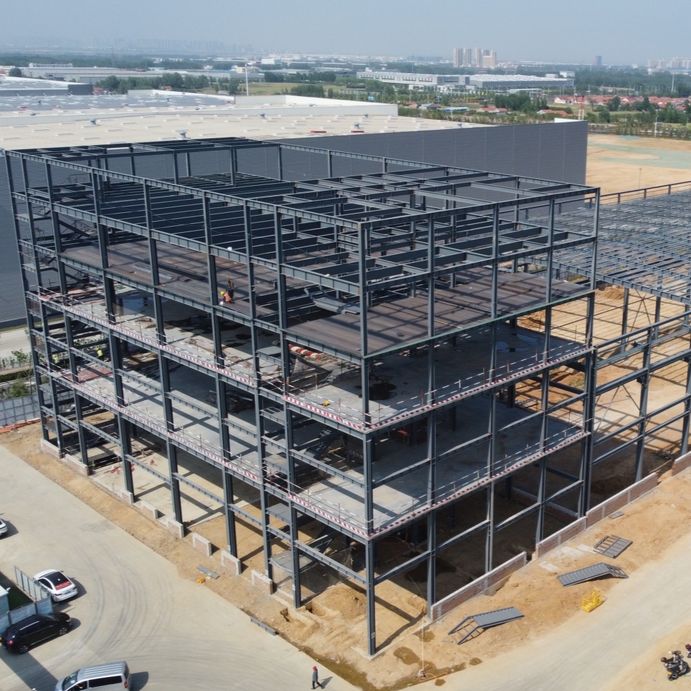 Multi-Floor Steel Frame Buildings for High-Rise Construction