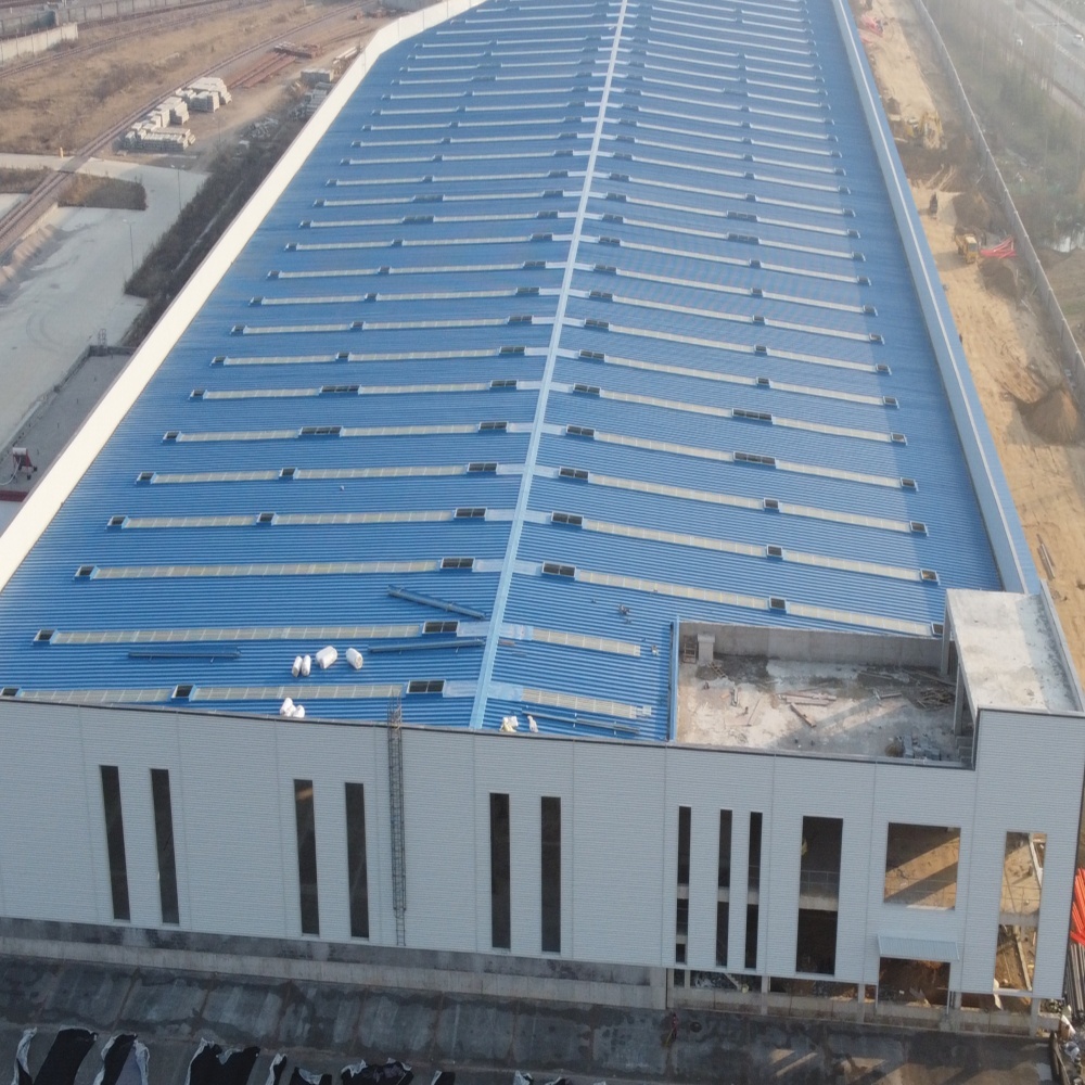 Prefab Steel Structure Warehouse with H-Section Beams 50-Year Lifespan