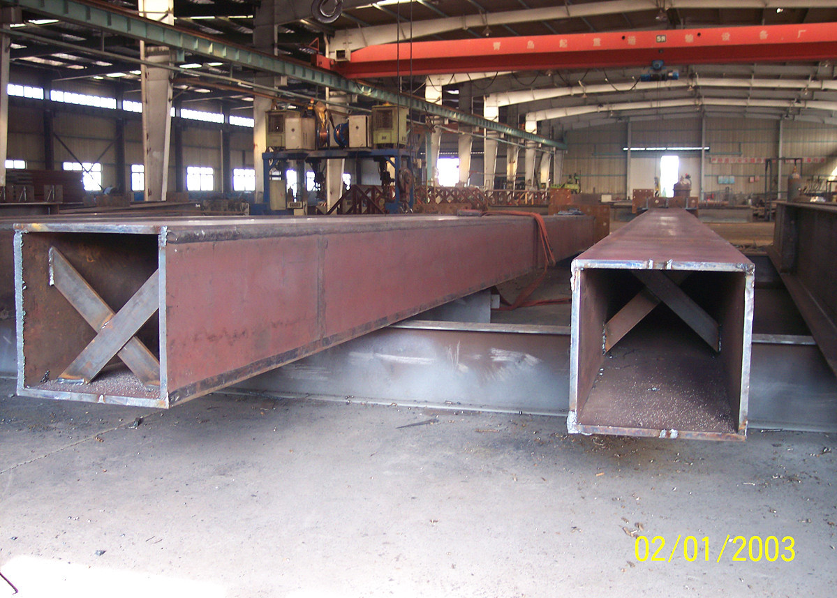 Box Steel Column/ Welded Structural Steel Fabricators / Box Type Metal ...