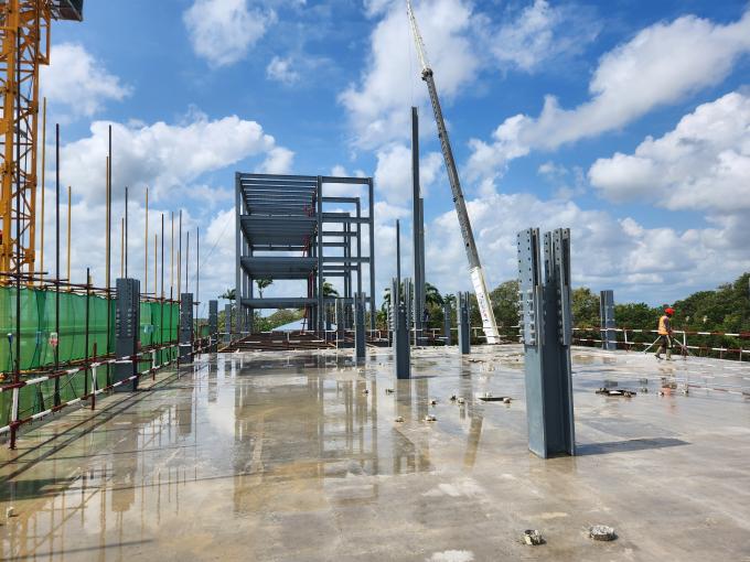 Prefab Steel Structure Warehouse with H-Section Beams and PPGI Cladding