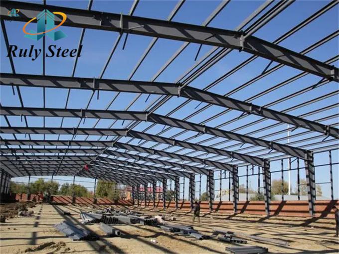 Custom Steel Beam Column for Prefab Workshop Construction